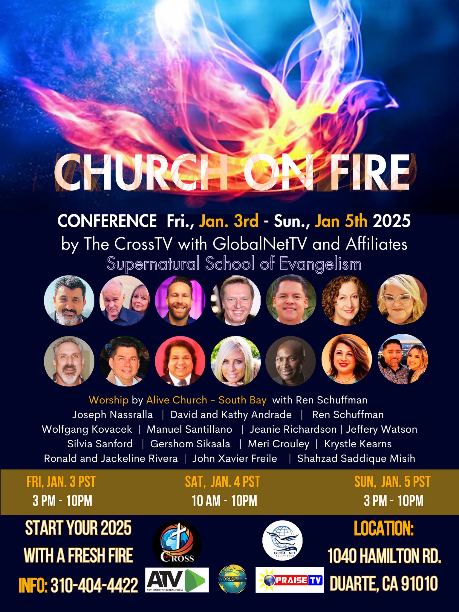 Wolfgang Kovacek releases a Word for 2025 at The Church on Fire Conference - PRAY CALIFORNIA